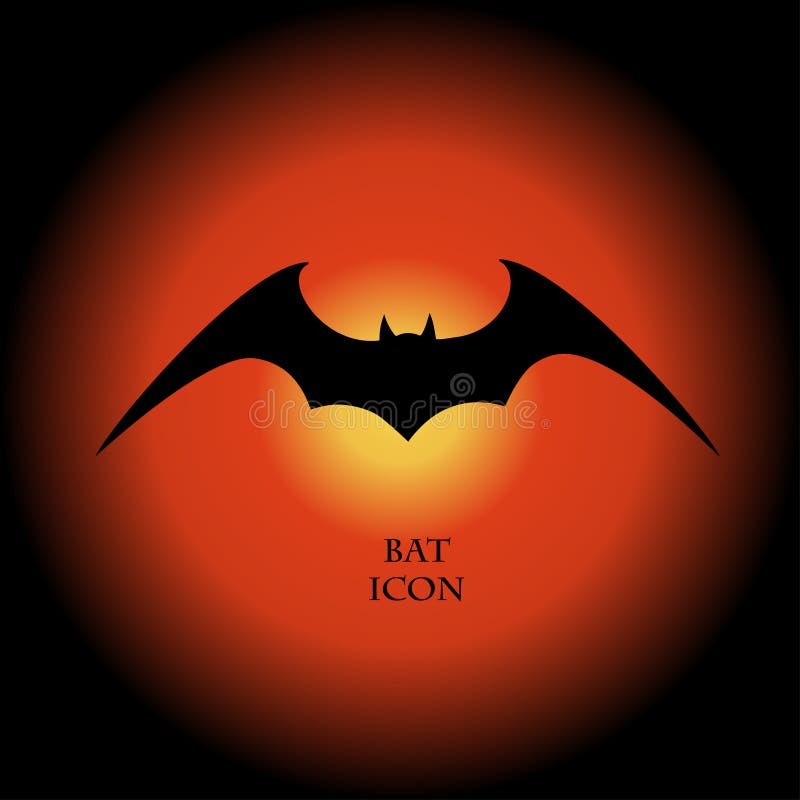 Halloween Flying Bat. Vampire Vector Bat Stock Vector - Illustration of ...