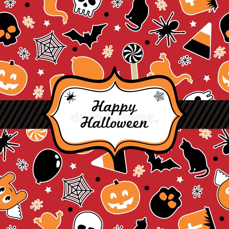 Halloween frame stock vector. Illustration of backdrop - 26689615