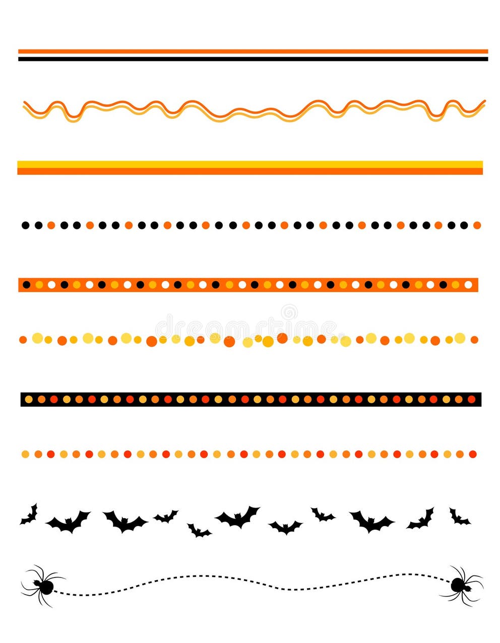 Divider Line Halloween Stock Illustrations – 90 Divider Line Halloween ...