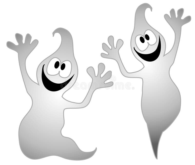 Halloween-Geist-Klipp-Kunst 3 Stock Abbildung - Illustration von ...