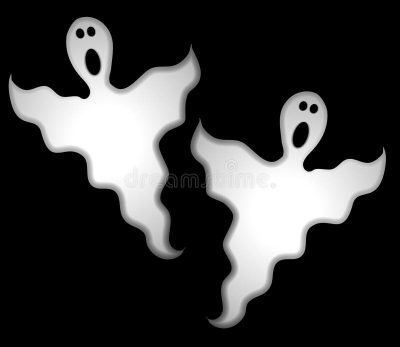Halloween-Geist-Klipp-Kunst Stock Abbildung - Illustration von graphik ...