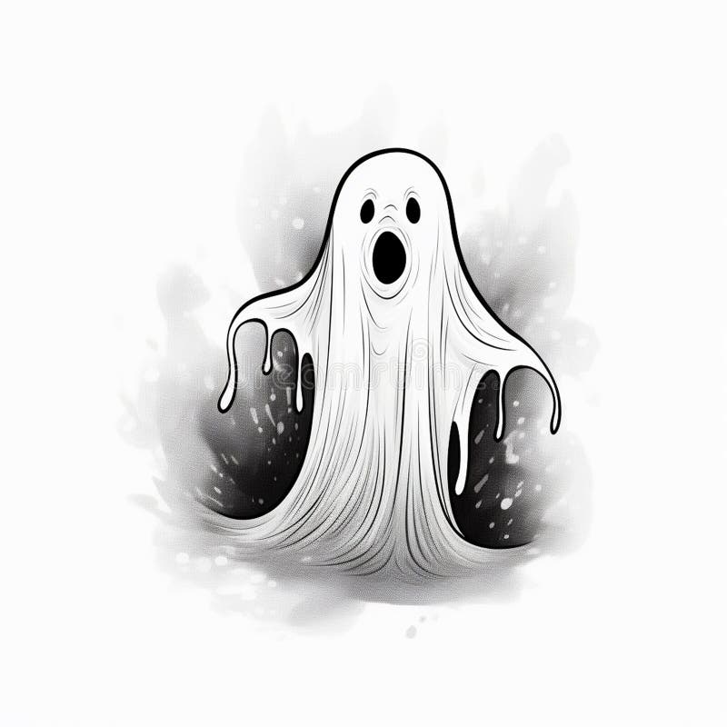 Halloween Ghost App Icon stock illustration. Illustration of suspiria ...