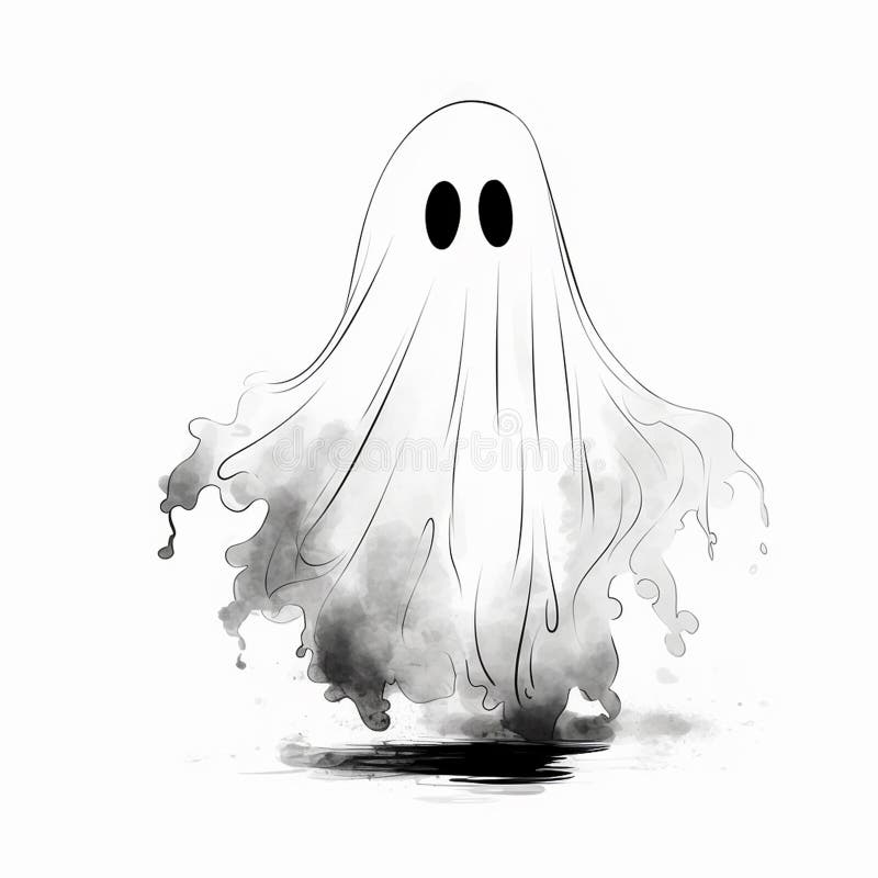 Halloween Ghost Designs for Designers Stock Illustration - Illustration ...