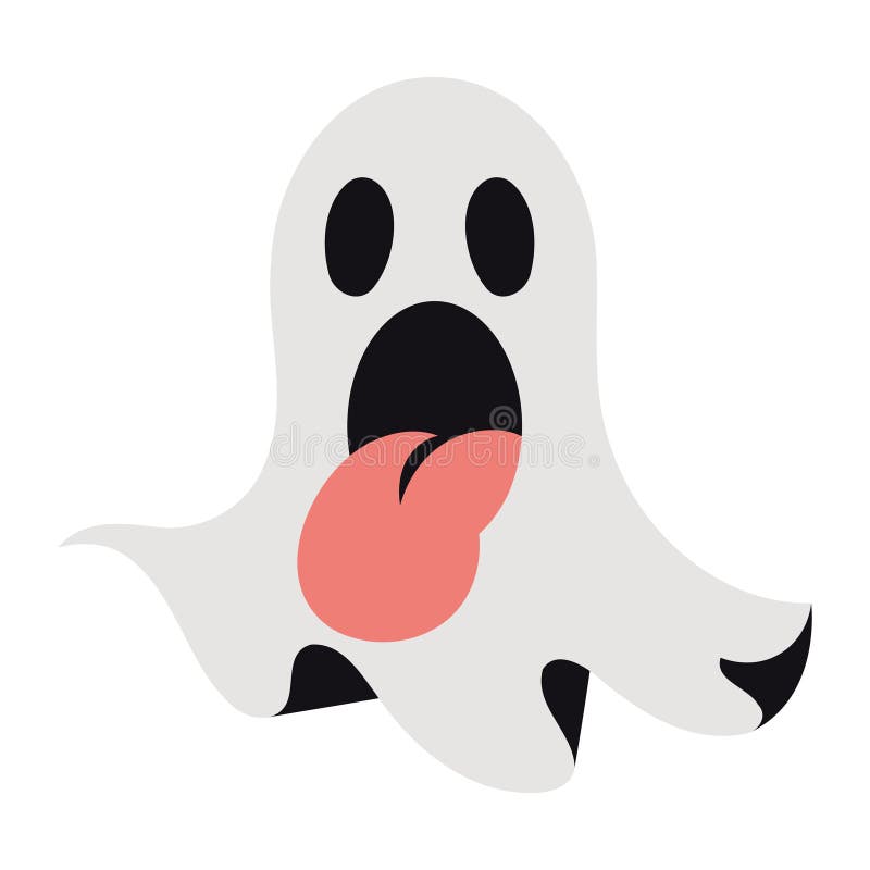 Halloween ghost horror stock vector. Illustration of isolated - 291680840