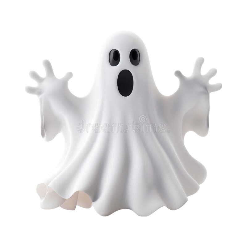 Halloween Ghost Horror on Transparent Background - Ai Generated Stock ...
