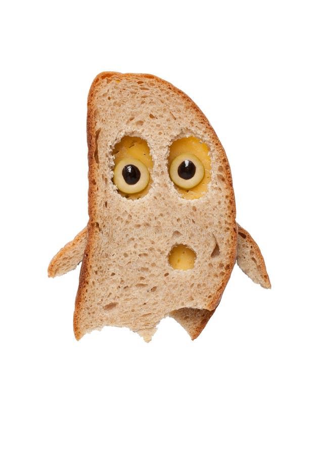 Halloween Ghost Made of Bread Stock Image - Image of scary, olive: 78498385