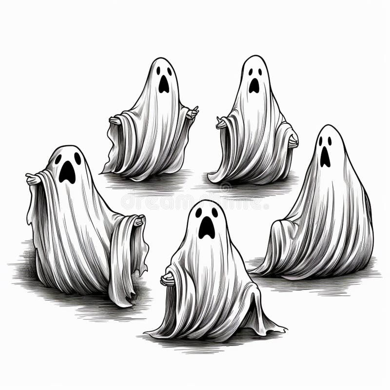 Halloween Ghost Pop Art stock illustration. Illustration of forever ...