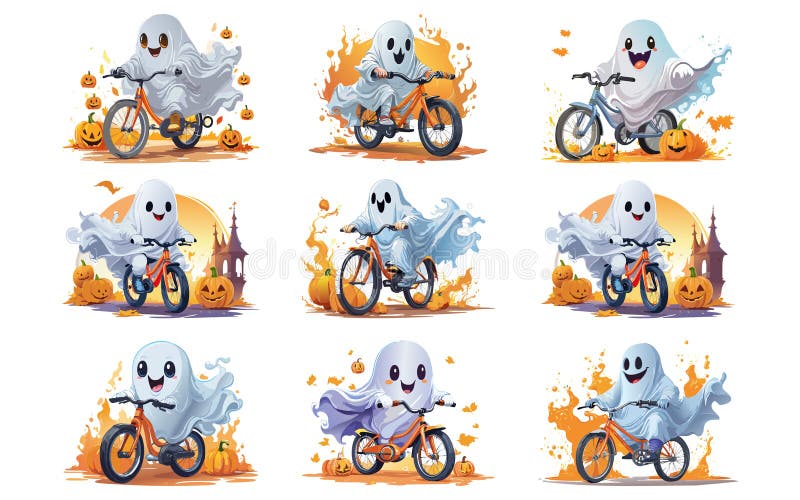Ghost Bicycle Stock Illustrations – 433 Ghost Bicycle Stock ...