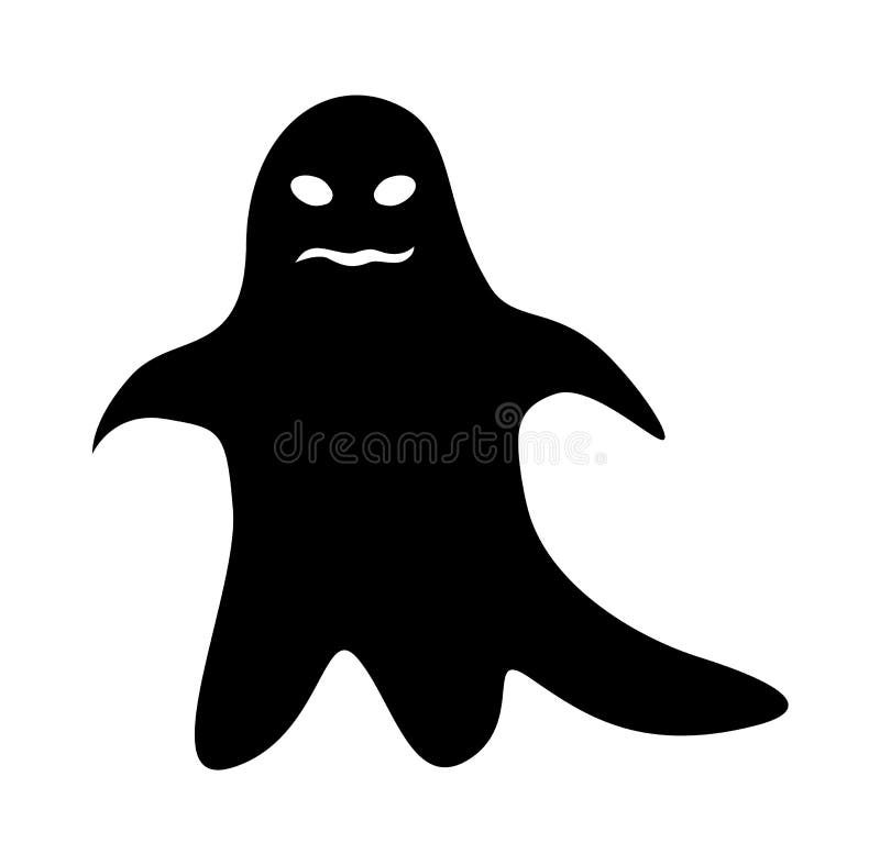 Halloween Ghosts.Scary Haunted House Phantoms. Vector Halloween Ghosts ...