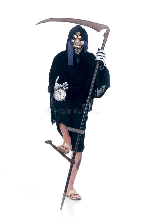 Halloween, Grim Reaper stock photo. Image of black, grim - 6421202