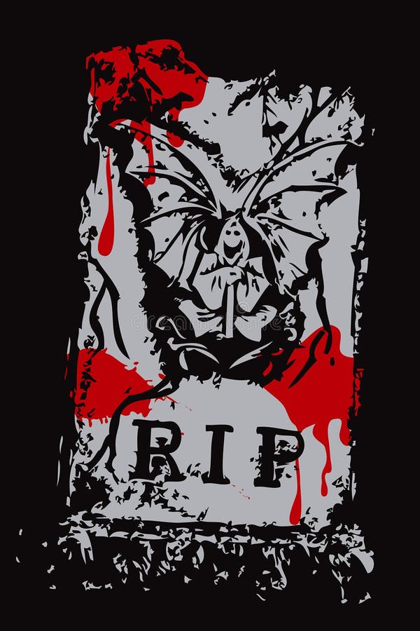 Halloween Grunge Style Flyer Stock Vector - Illustration of house ...