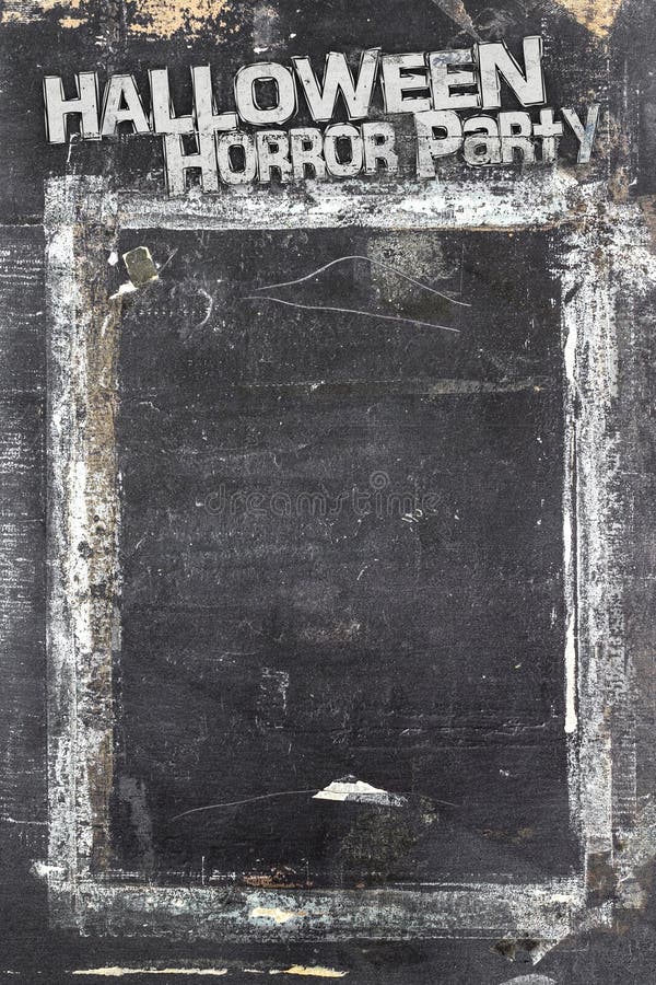 Halloween horror menu stock illustration. Illustration of rough - 60928642