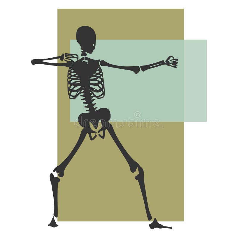 Skeleton fighting stock illustration. Illustration of karate - 13168951