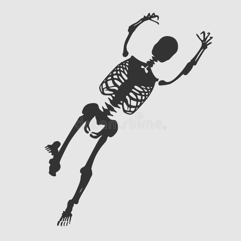 Human Skeleton Flying Stock Illustrations – 270 Human Skeleton Flying ...
