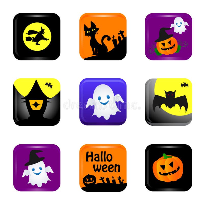 Halloween icon stock vector. Illustration of halloween - 22387670