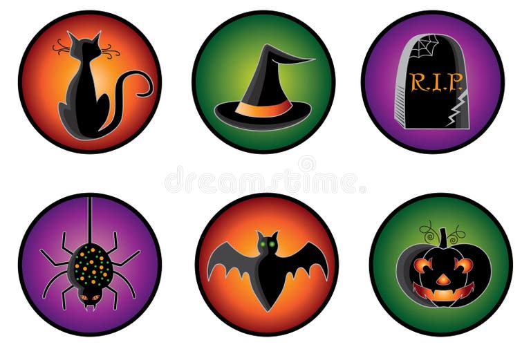 Halloween Circle Icons Stock Illustrations – 1,999 Halloween Circle ...