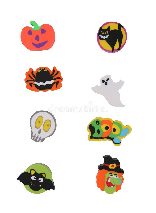 Colorful Halloween Signs stock photo. Image of witch - 16109102