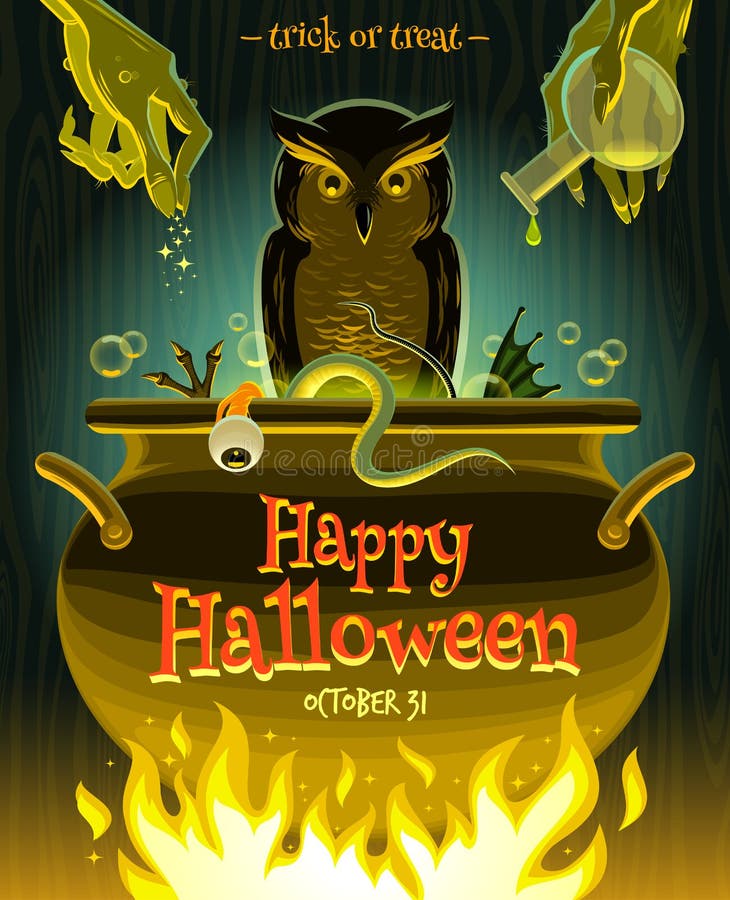 Toxic Witch Cauldron Stock Illustrations – 440 Toxic Witch Cauldron ...