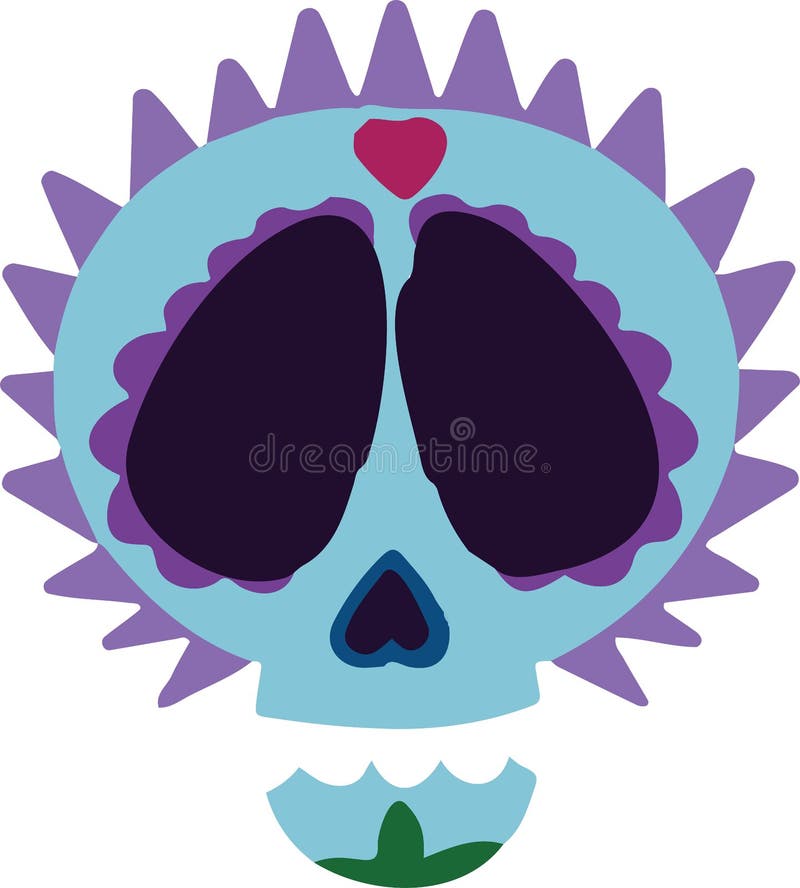 Halloween Mask in Cartoon Style Vector Illustration Stock Vector ...