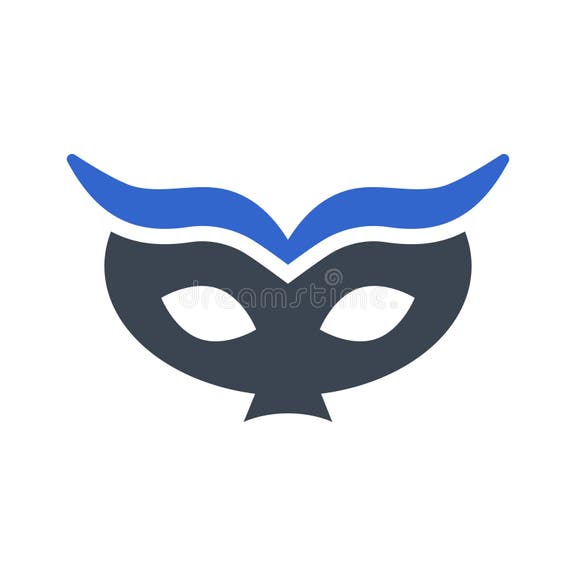 Halloween mask icon stock vector. Illustration of symbol - 210662722