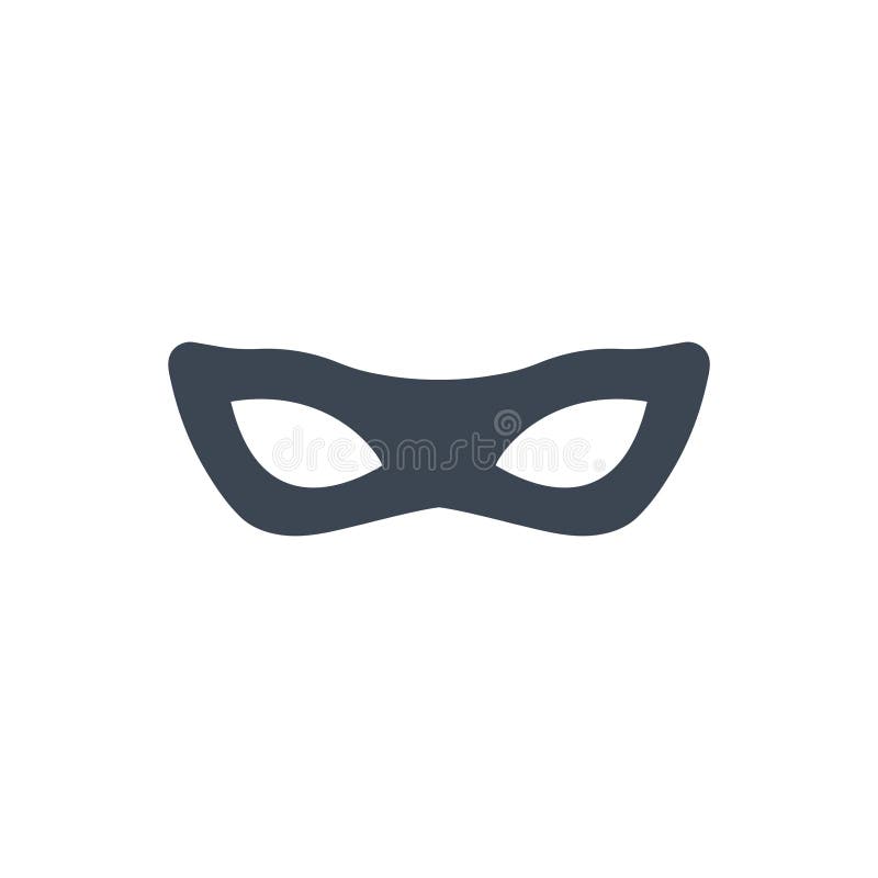 Halloween Mask Icon. Simple Vector Graphics Stock Vector - Illustration ...