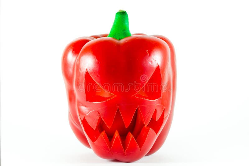 Halloween monster pepper stock photo. Image of dark, horror - 60868240
