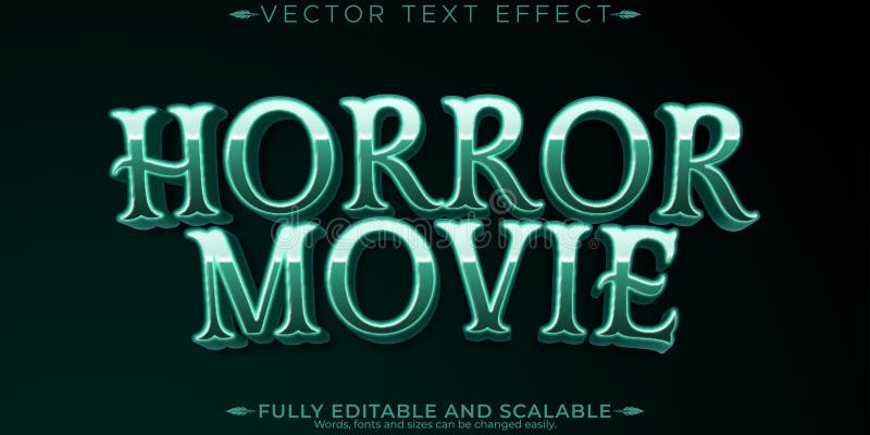 Halloween Monster Text Effect, Editable Horror and Scary Text Style ...
