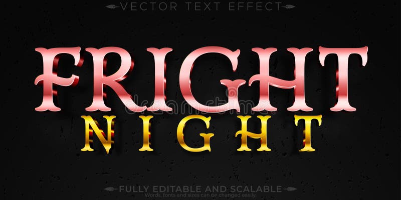Halloween Monster Text Effect, Editable Horror and Scary Text Style ...