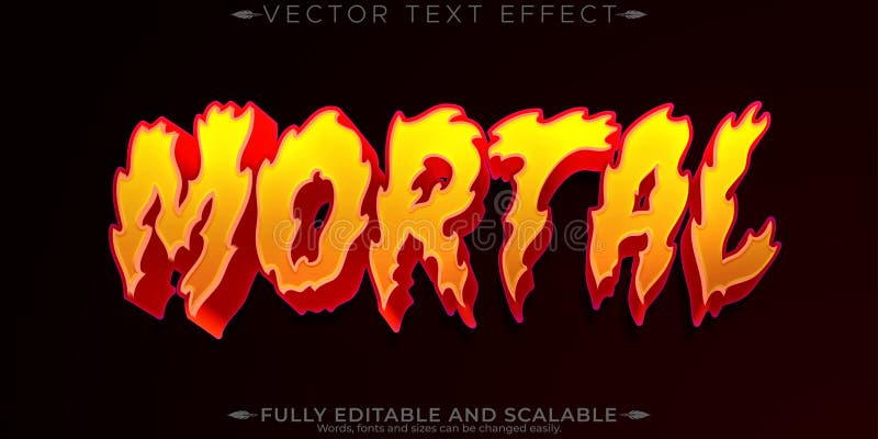 Halloween Monster Text Effect, Editable Horror and Scary Text Style ...