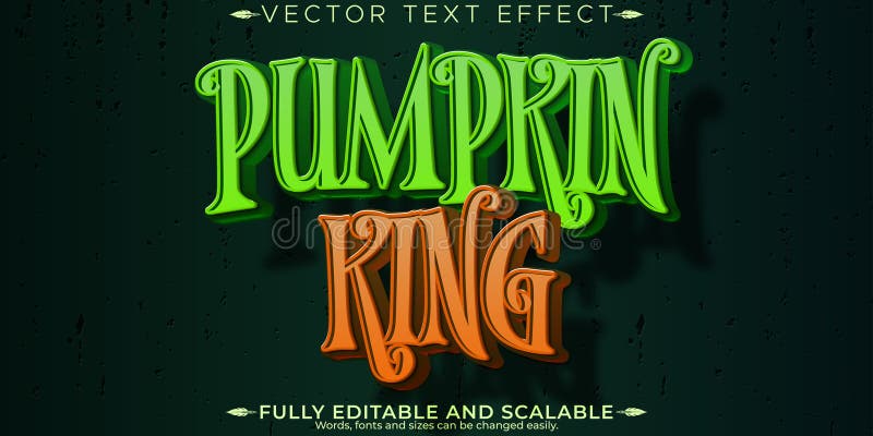 Halloween Monster Text Effect, Editable Horror and Scary Text Style ...
