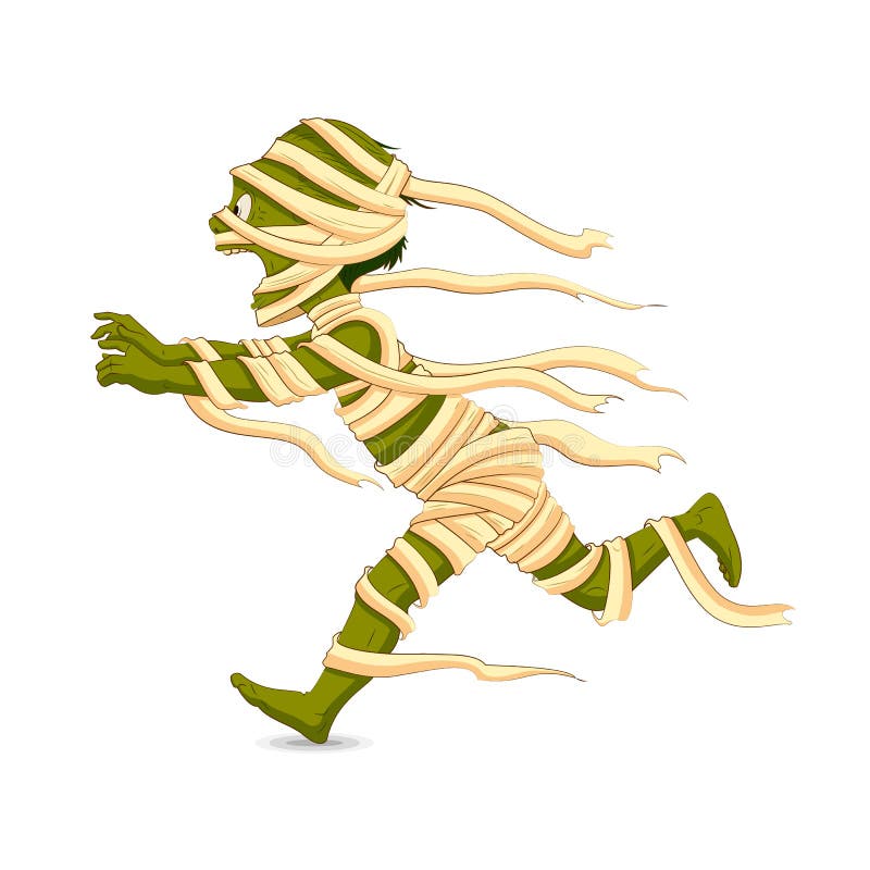 Cartoon mummy stock vector. Illustration of drawing, wrap - 15776323