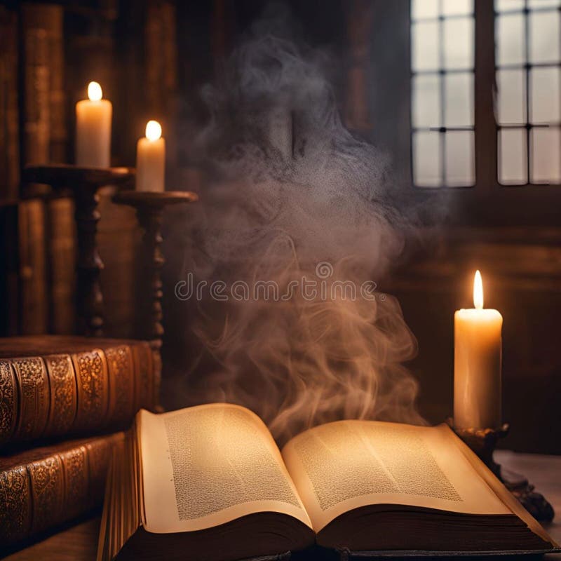 Open book AI generated stock illustration. Illustration of ceiling ...