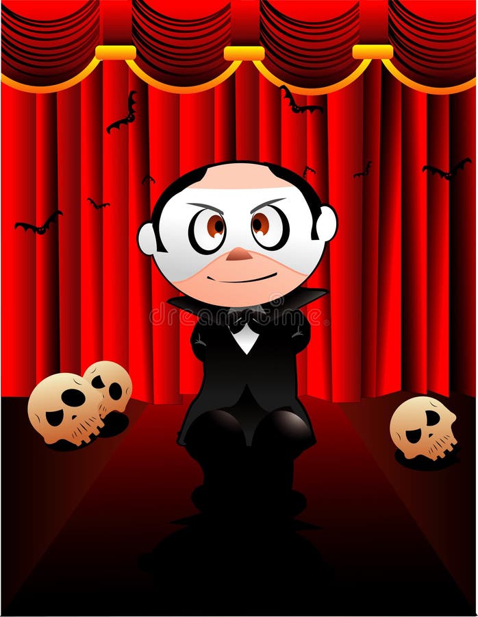 Halloween Opera Phantom Vector Stock Vector - Illustration of skulls ...