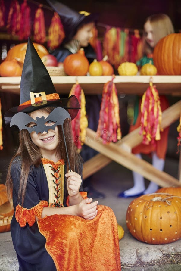 Halloween party stock image. Image of lantern, desk, holiday - 60755491