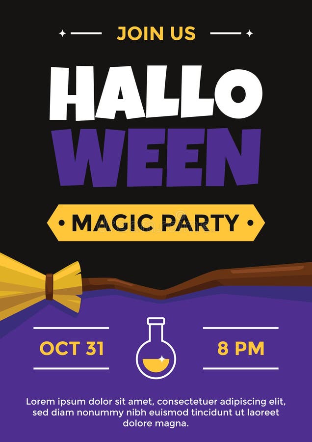 Halloween Magic Party Stock Illustrations – 83,132 Halloween Magic ...