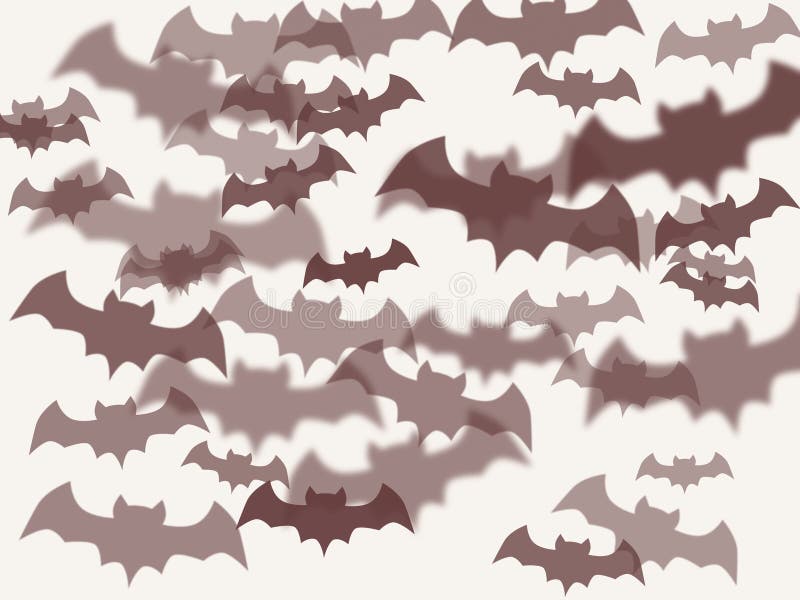 Halloween Pattern with Bats on White Background, Graphic Design Stock ...