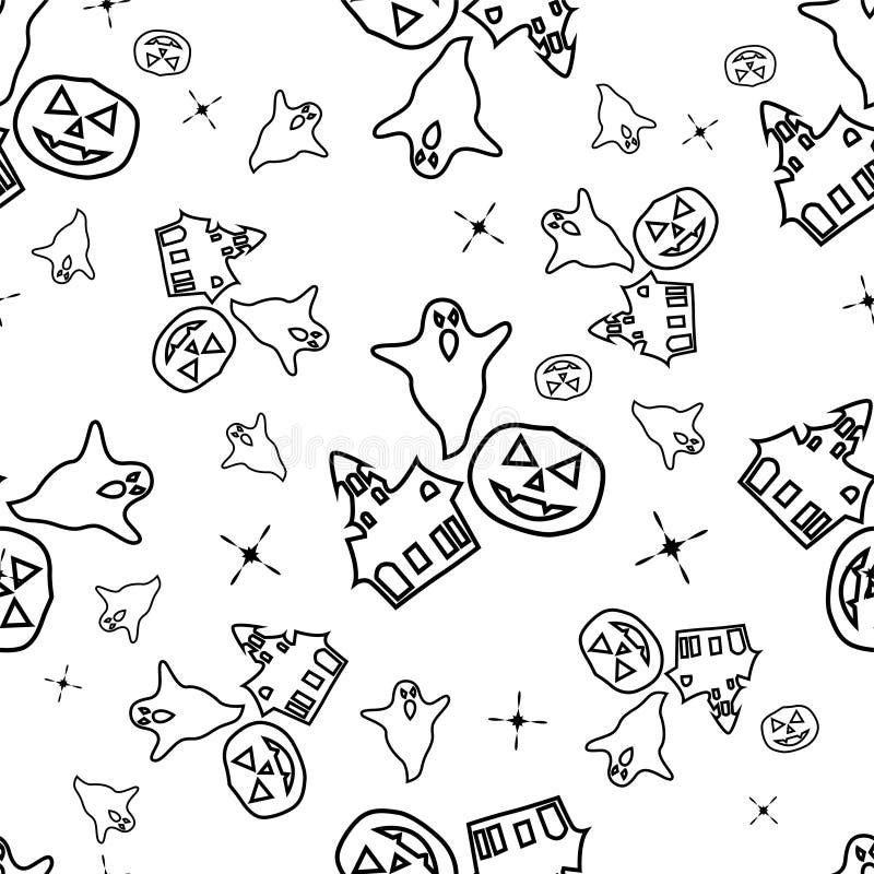 Halloween Pumpkins Line Art Stock Illustrations – 1,453 Halloween ...