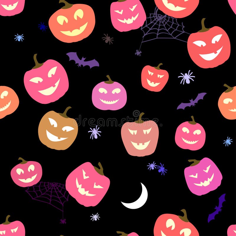 Cute Halloween Pattern Stock Illustrations – 70,215 Cute Halloween ...