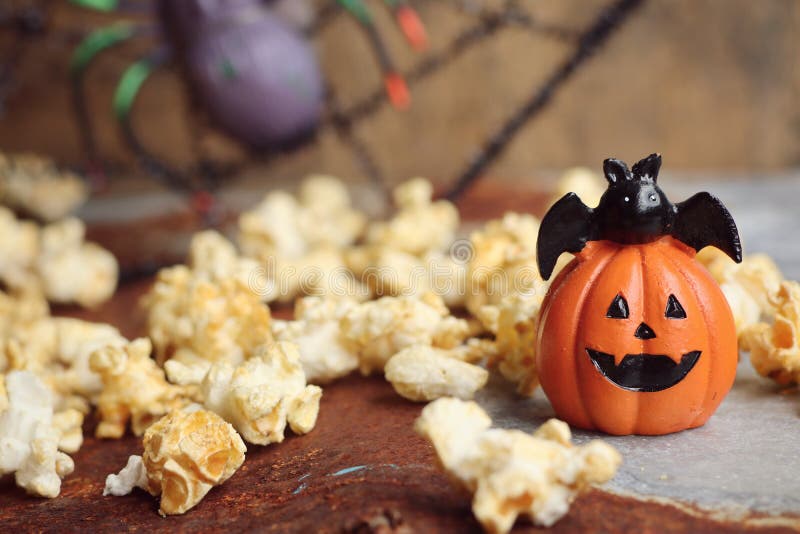 Halloween popcorn stock image. Image of cauldrons, fresh - 101099335