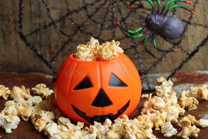 Halloween popcorn stock photo. Image of chocolate, holiday - 101098880