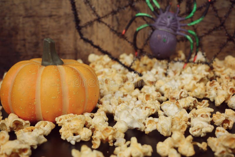 Halloween popcorn stock photo. Image of season, flavor - 101099614