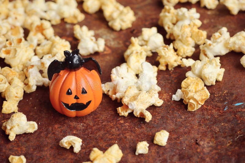 Halloween popcorn stock photo. Image of healthy, popcorn - 101100020