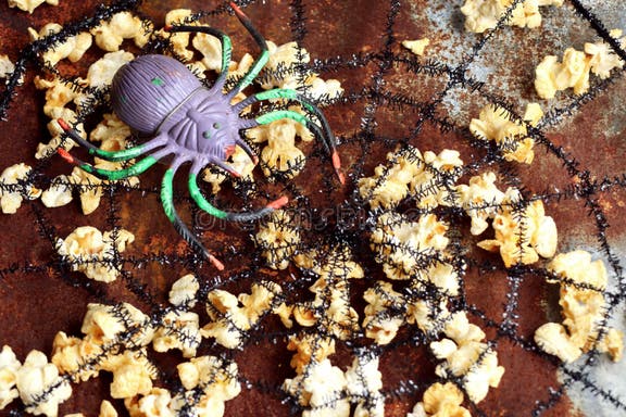 Halloween popcorn stock photo. Image of salt, halloween - 101098164