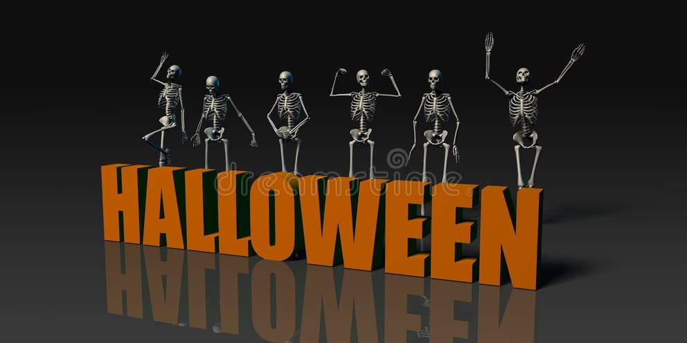 Halloween Postcard stock illustration. Illustration of postcard - 59750270