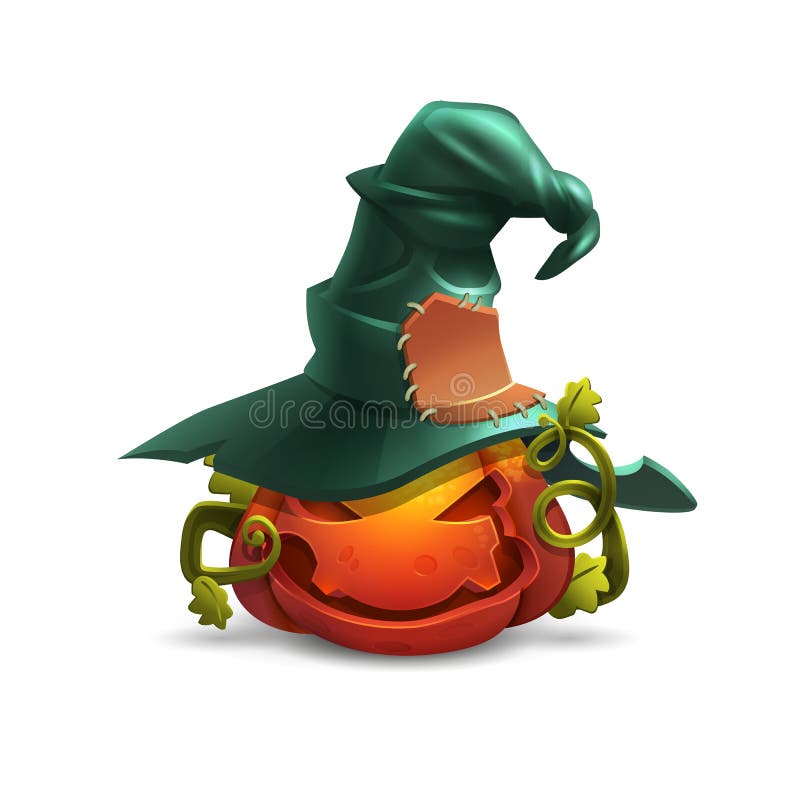 Cartoon Pumpkin Hat Stock Illustrations – 25,446 Cartoon Pumpkin Hat ...