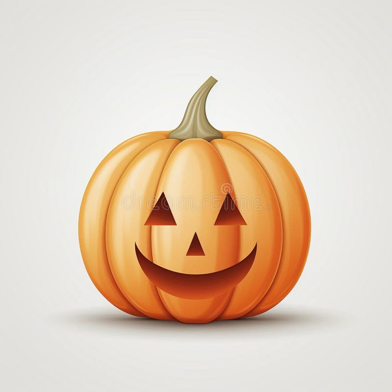Halloween Pumpkin Digital Art Background Stock Illustration ...