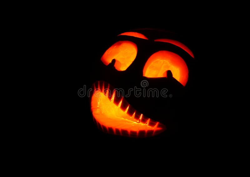 Halloween pumpkin stock photo. Image of shining, candle - 79525240