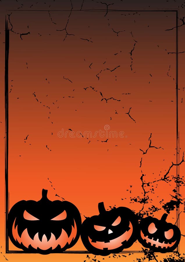 Halloween Pumpkins, Gradient Abstract Halloween Background. Spectrum ...