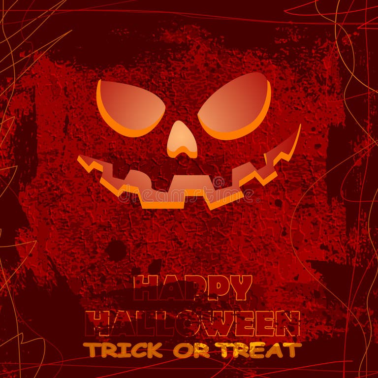 Halloween rad ilustración del vector. Ilustración de luna - 78282198