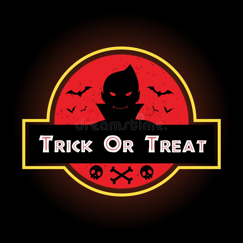 Halloween Red Label : the Vampire Stock Illustration - Illustration of ...